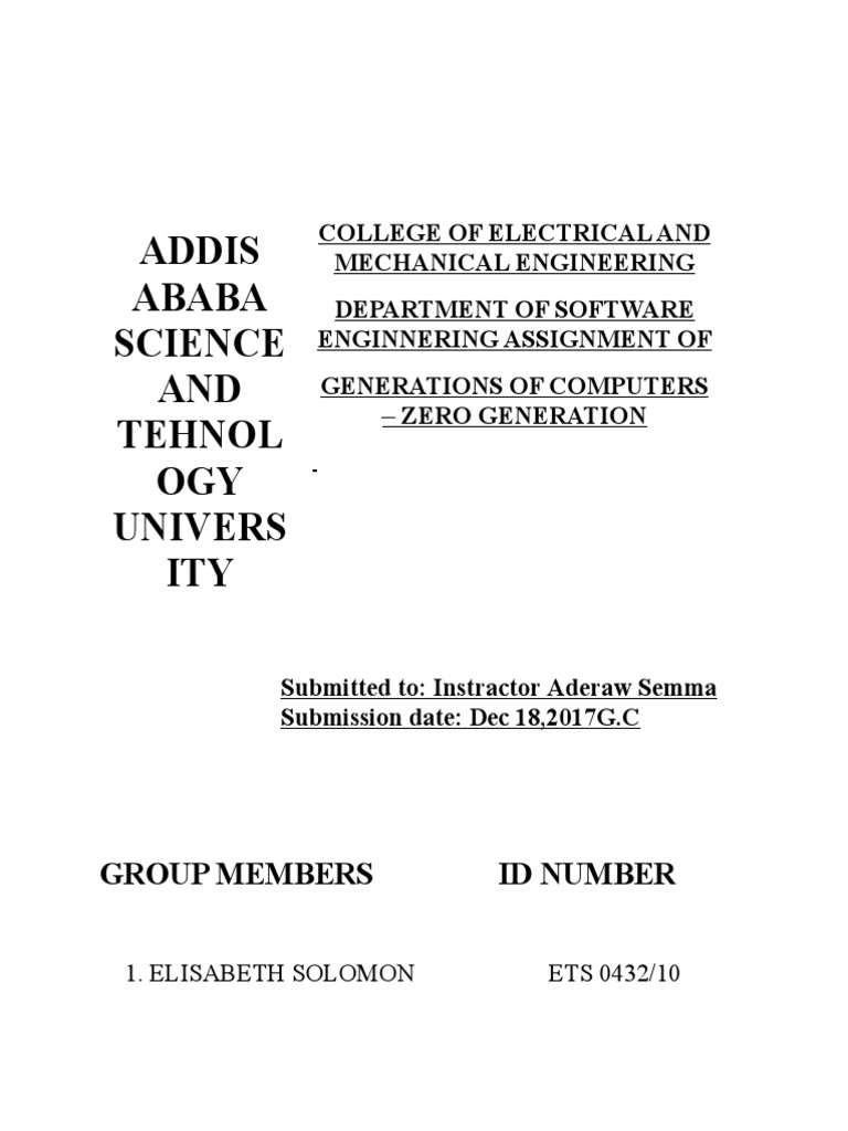 Overview of Zeroth Generation Computers | PDF | Loom | Computer Programming