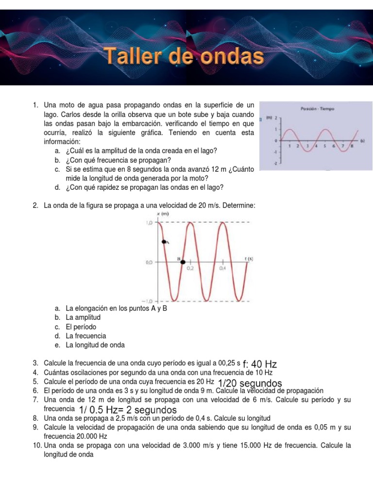 Taller Ondas | PDF | Olas | Frecuencia