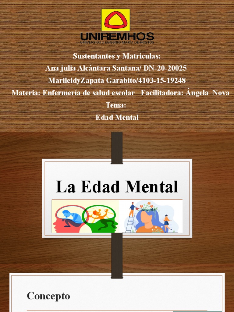 Edad Mental | PDF | Cociente de inteligencia | Inteligencia