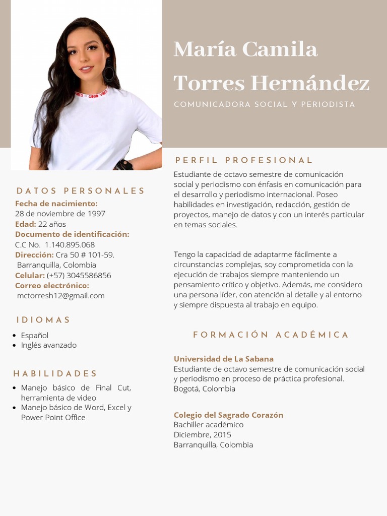 Hoja de Vida Final | PDF | Colombia