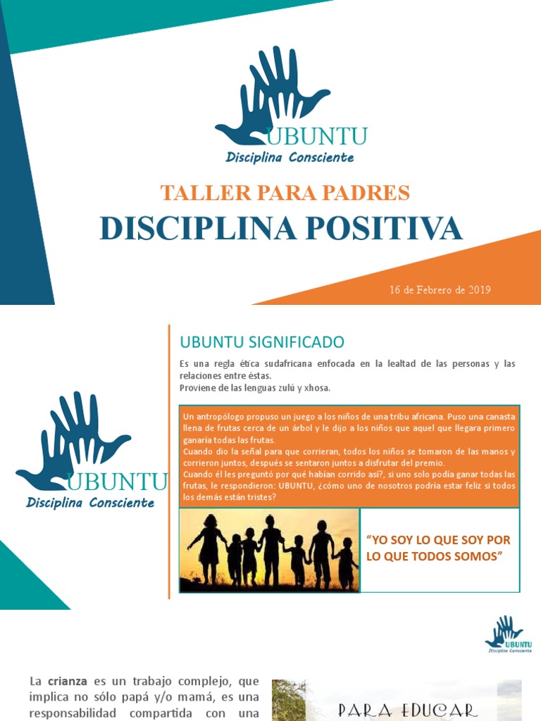 Taller de Disciplina Positiva para Padres | PDF