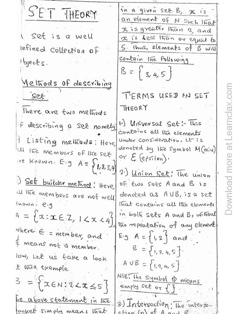 MTH111-Elementary Mathematics-Roarnotes-2018-UNN | PDF | Language Arts ...
