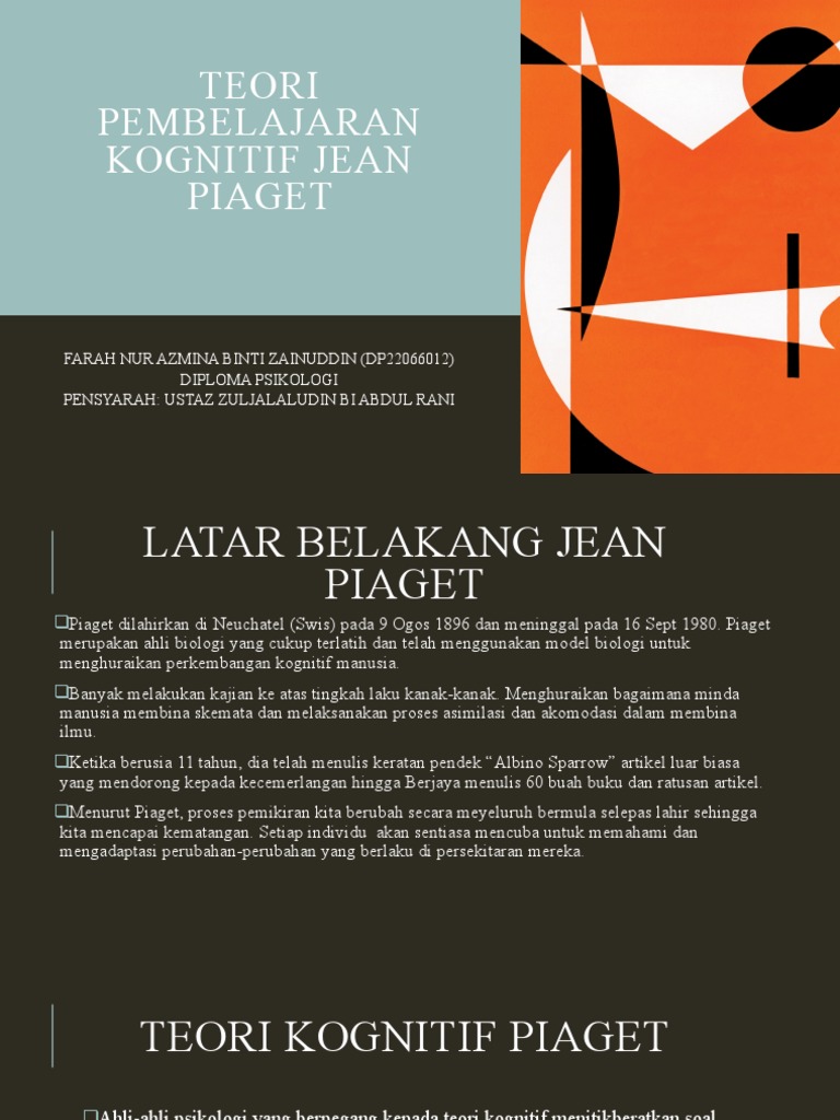 Teori Pembelajaran Kognitif | PDF