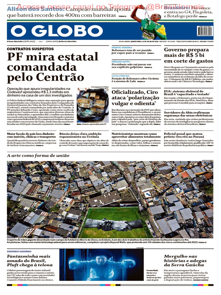 RJ o Globo HD 210722 | PDF | Gás de efeito estufa | Brasil