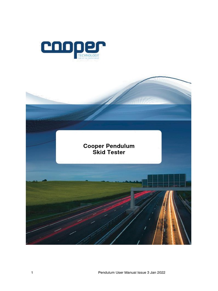Cooper Pendulum skid tester v3 Reduced size | PDF | Sand | Volume