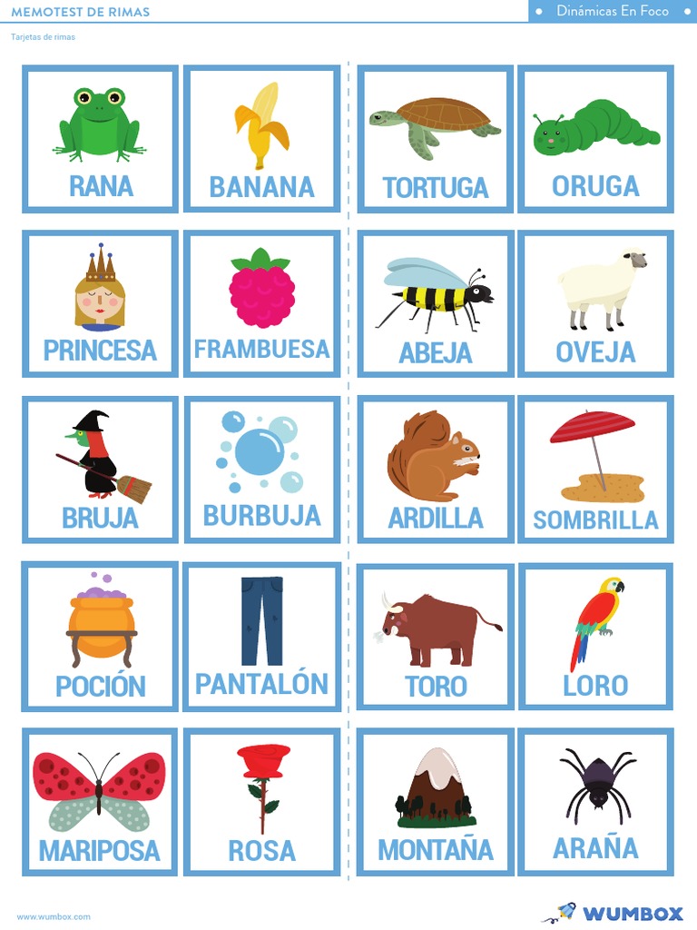 Memotest de Rimas | PDF