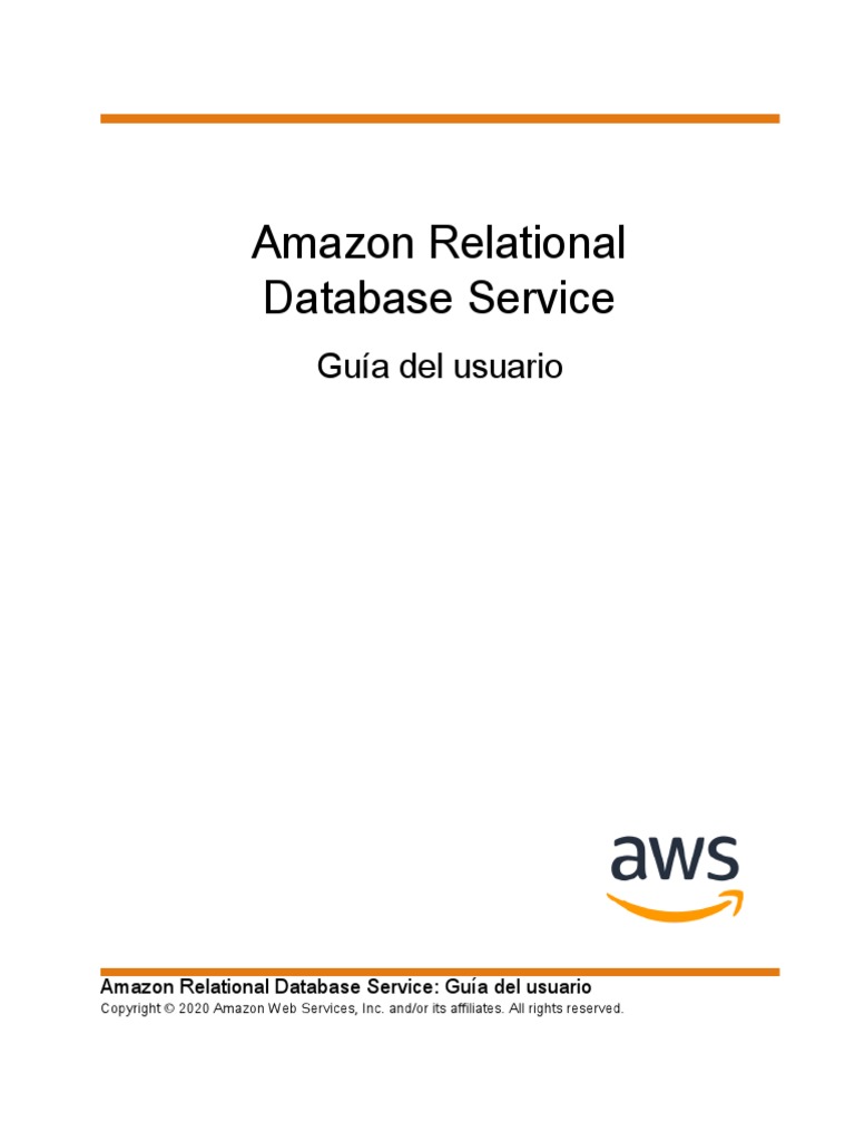 Aws RDS | PDF | Mi sql | Servidor SQL de Microsoft