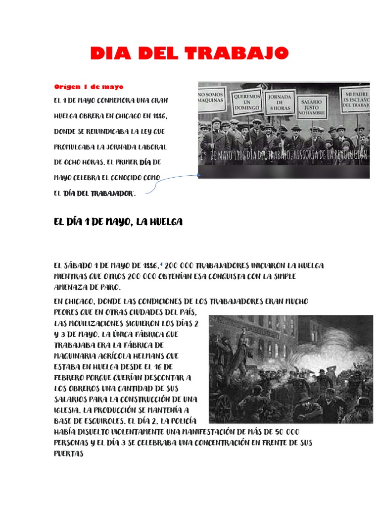 Dia Del Trabajo | PDF