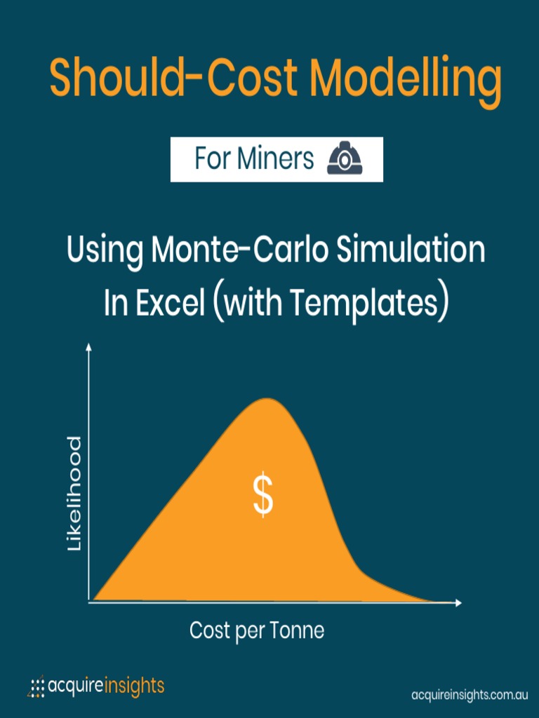 Should Cost Modelling Using Monte Carlo Simulation In Excel With
