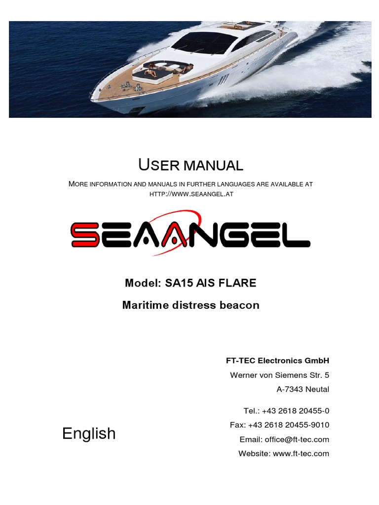 User - Manual - SA15 - Flare AIS-SART | PDF | Global Positioning System ...