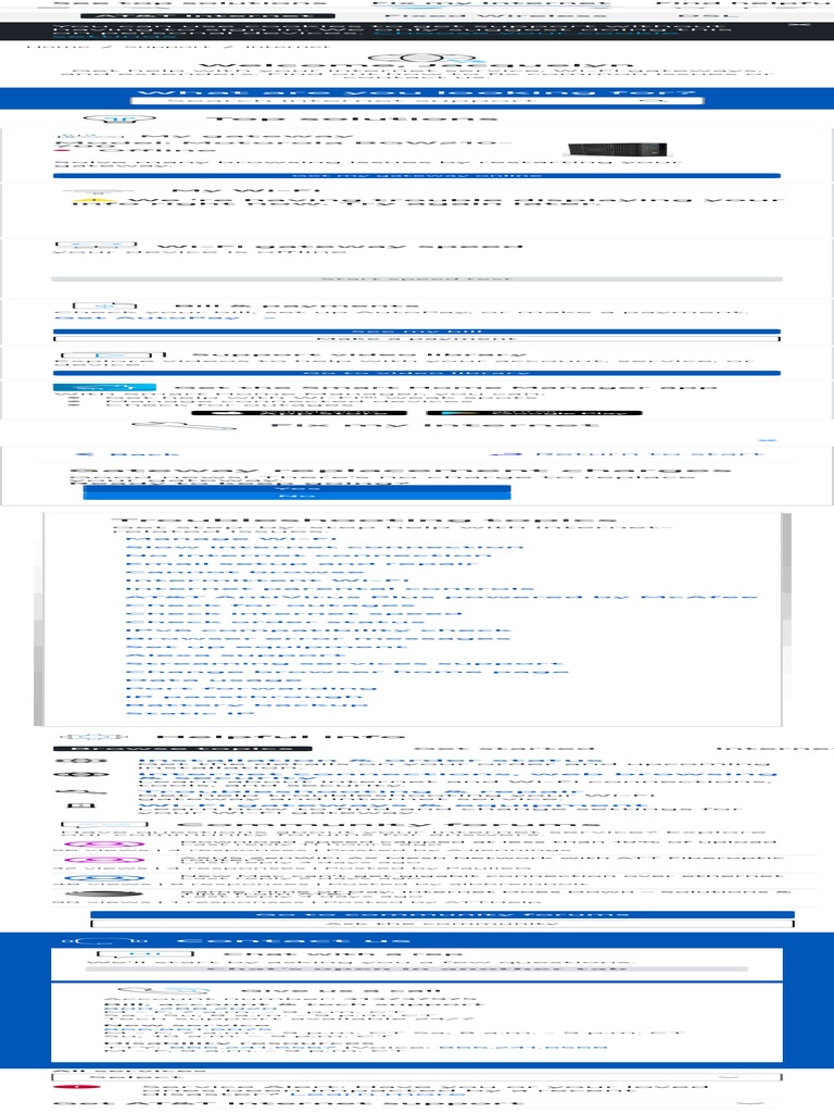 AT&T Internet Support For Internet Customers - AT&T® Official Site ...