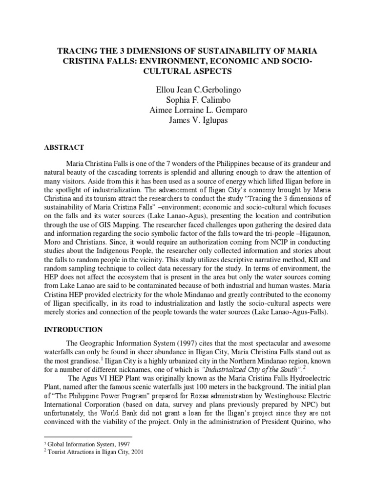 Ma. Cristina Research | PDF