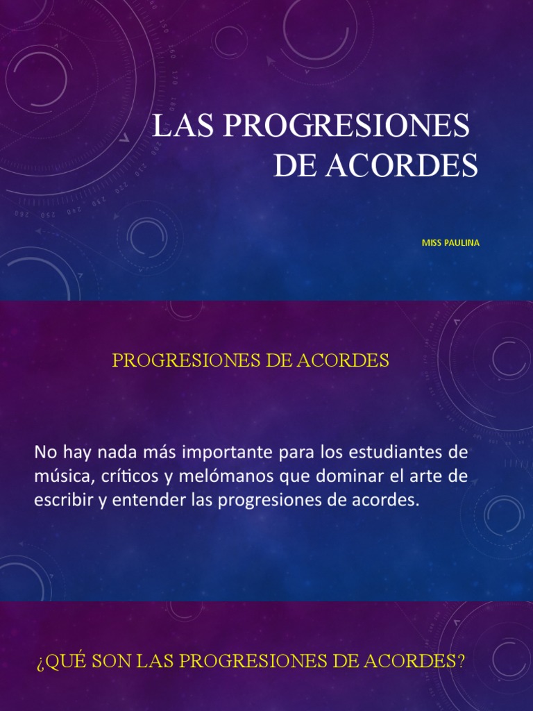 Las Progresiones de Acordes | PDF | Acorde (Música) | Escala (música)