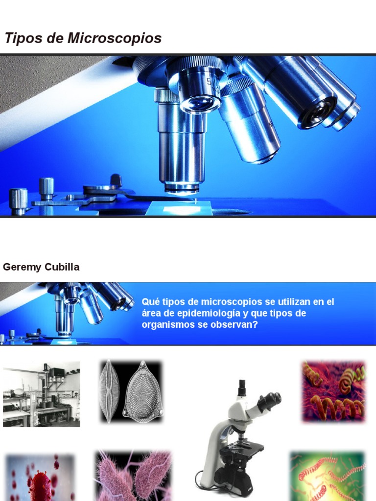 Tipos de Microscopios | PDF