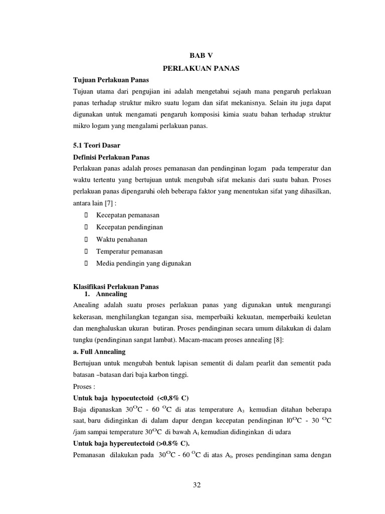 Modul Perlakuan Panas | PDF