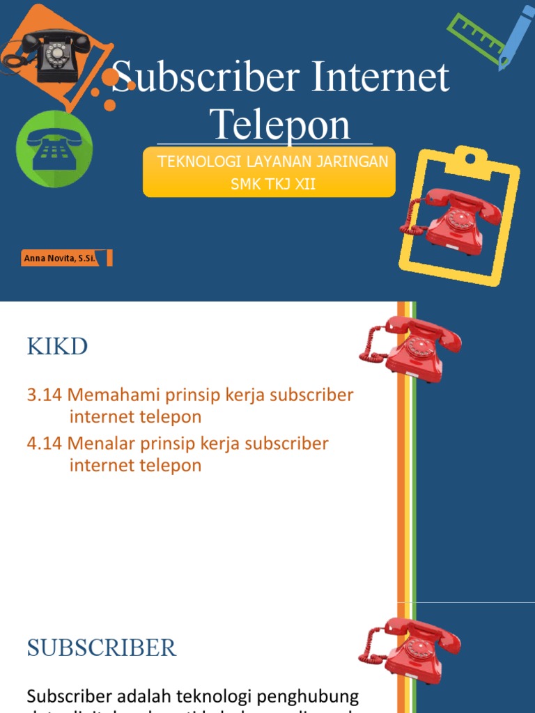 Subscriber Internet Telepon | PDF