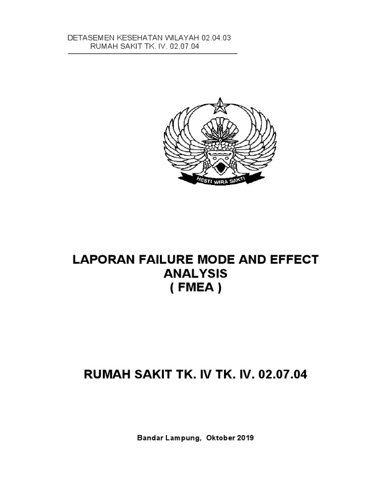Laporan Fmea 2019 | PDF