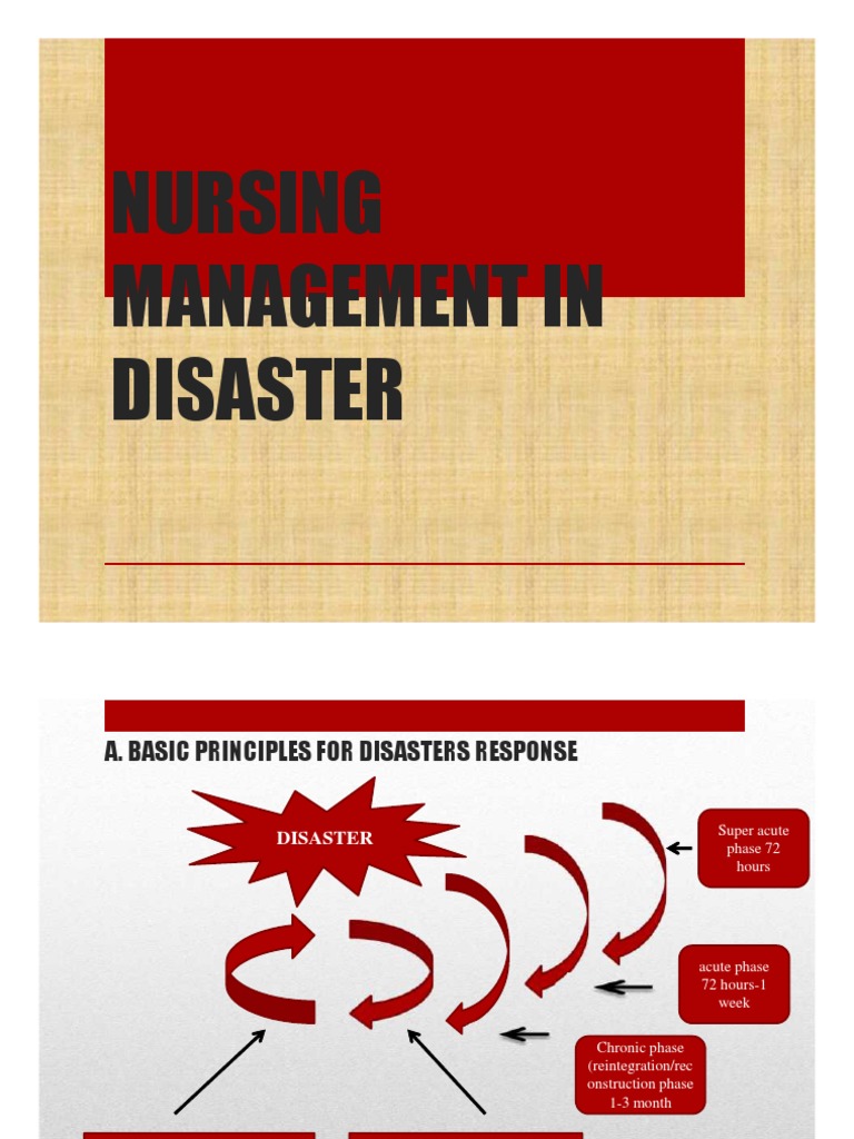 4.nursing Management in Disaster | PDF | Clinical Medicine | Health Care