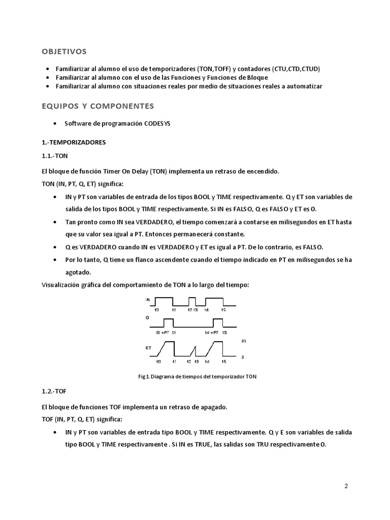 S10 - Contadores y Funciones de Bloquesuuu | PDF | Señal analoga | Sensor