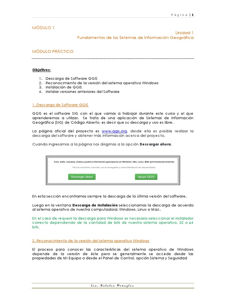 Guía de Instalación de QGIS para Windows | PDF | Software | Microsoft ...