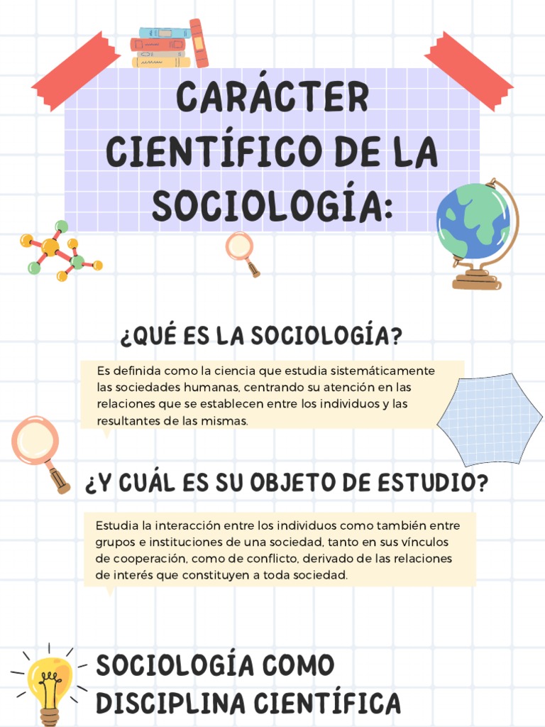 Carácter Científico de La Sociología | PDF | Sociología | Método científico