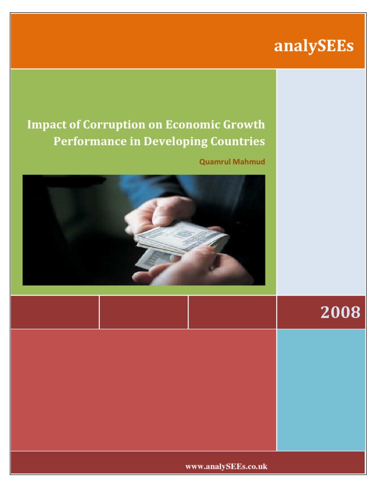 Impact of Corruption | PDF | Political Corruption | Poverty