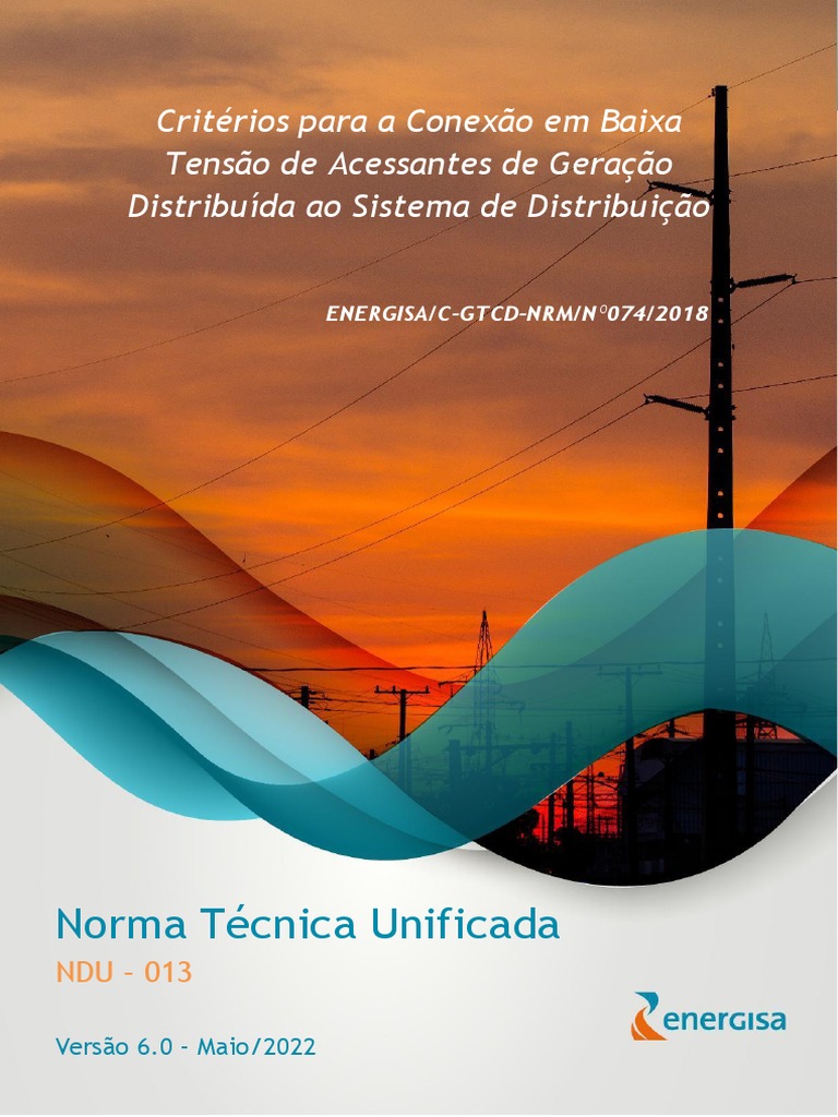 NDU 013 - Critérios para A Conexão em Baixa Tensão de Acessantes de ...