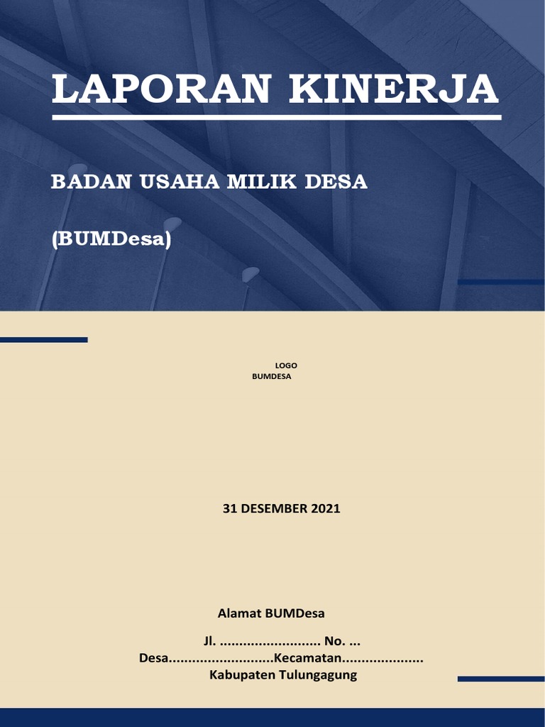 Format Laporan Akhir Tahun Bumdesa 2021 | PDF