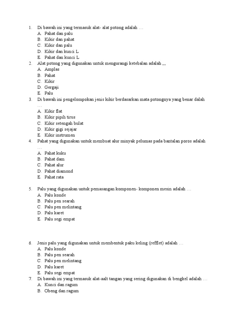 SOAL Semester PDTO | PDF
