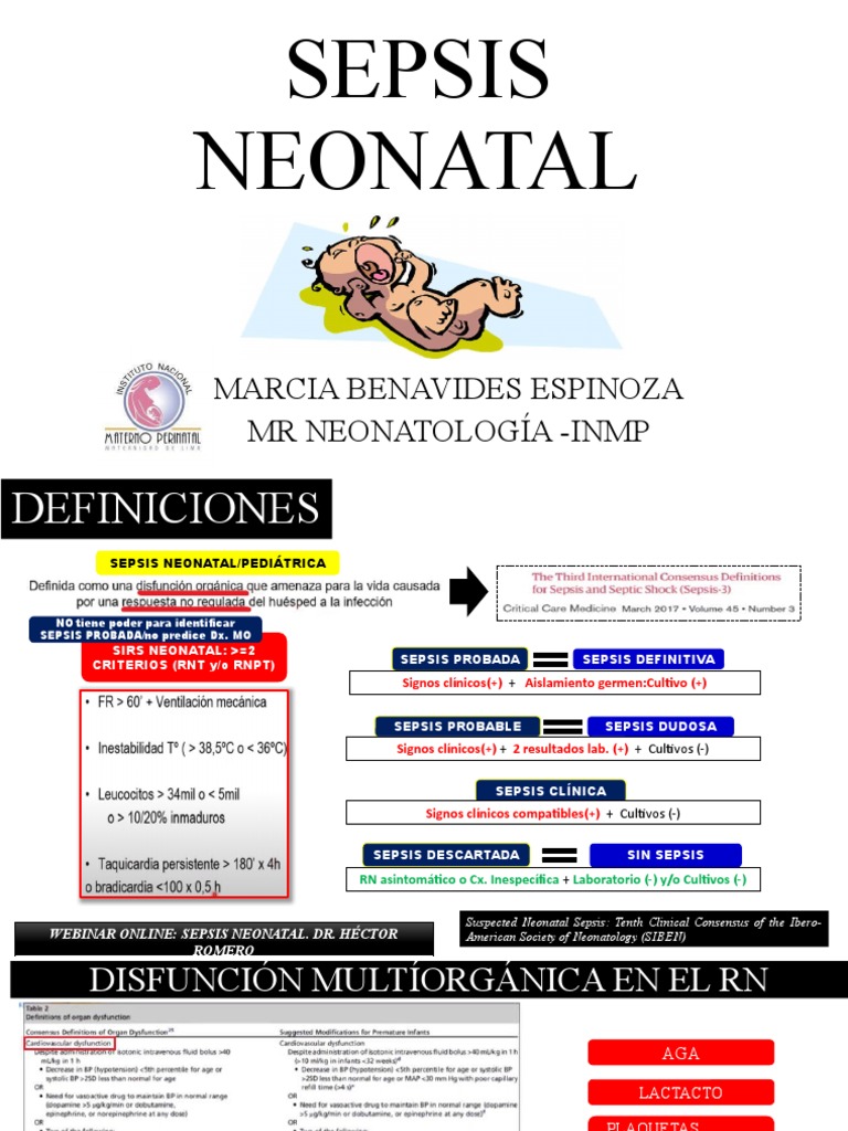 Guía sobre Sepsis Neonatal: Diagnóstico y Tratamiento | PDF ...