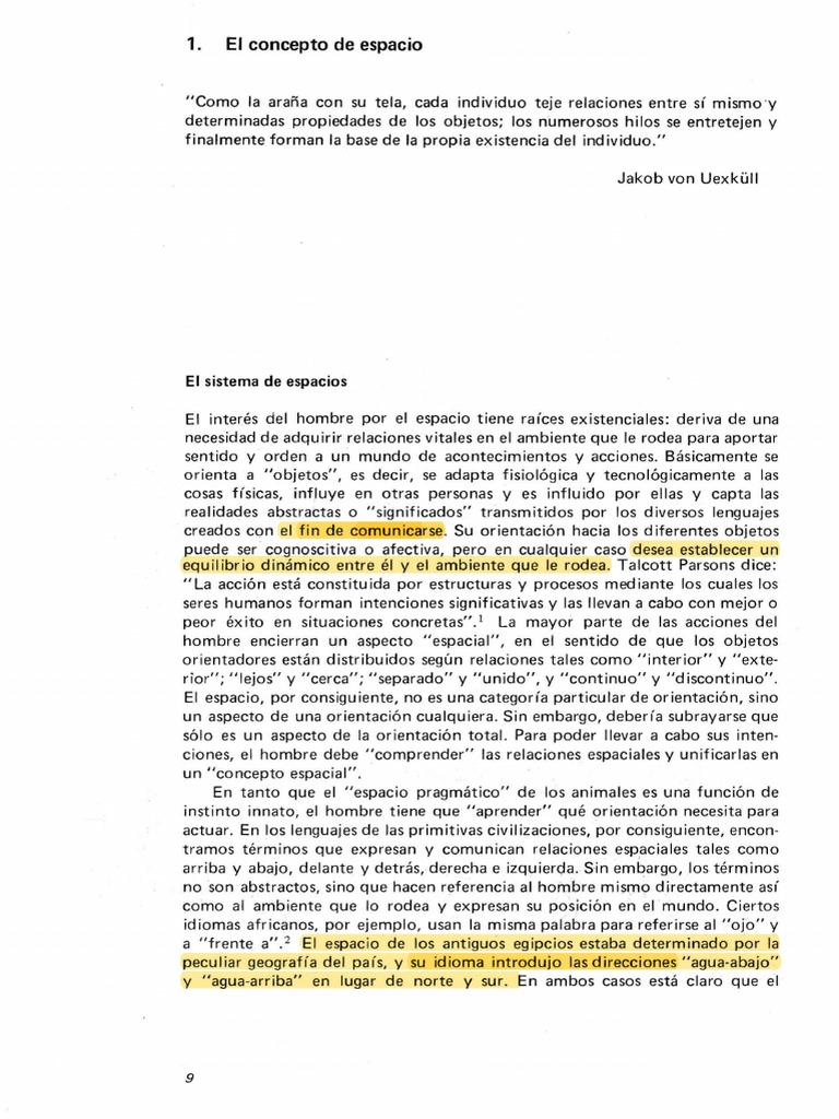Teoria 3 El Concepto de Espacio | PDF | Espacio | Geometría