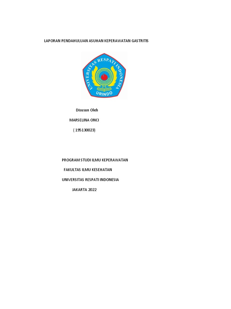 LP Gastritis (Onci ( | PDF | Pengembangan Diri