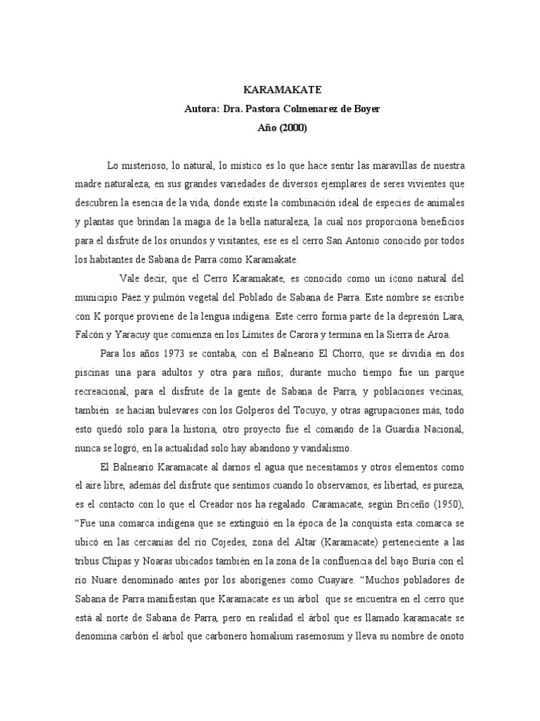 Karamakate | PDF | Ciencias sociales