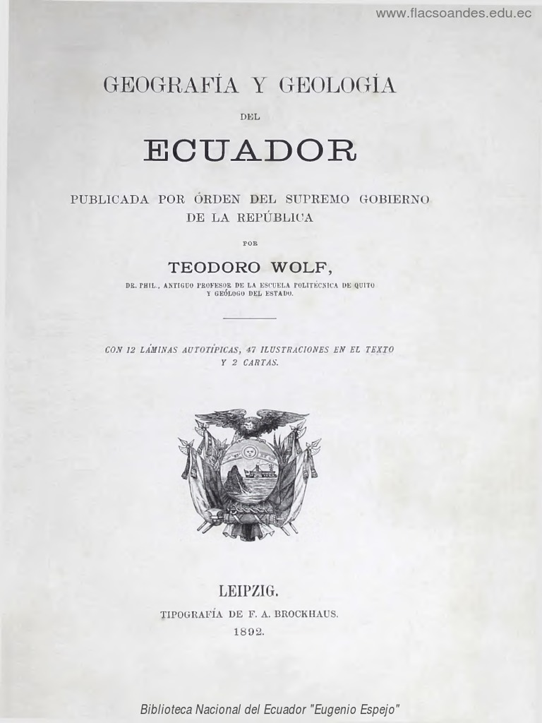 Teodoro Wolf | PDF | Ecuador | Mapa