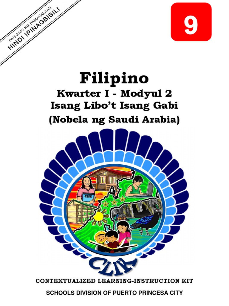 Filipino9 - q1 - Mod2 - Isang Libo - T Isang Gabi Nobela NG Saudi ...