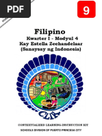 Grade 9 Filipino Module 1st Quarter | PDF