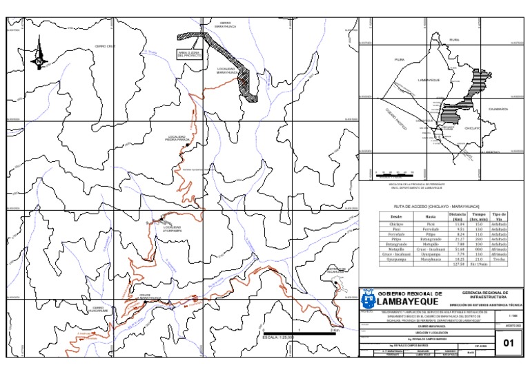 1 Plano de Ubicacion para Cira | PDF | Agua y política | Ingeniería ...