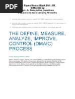 DMAIC Checklist | PDF | Six Sigma | Business