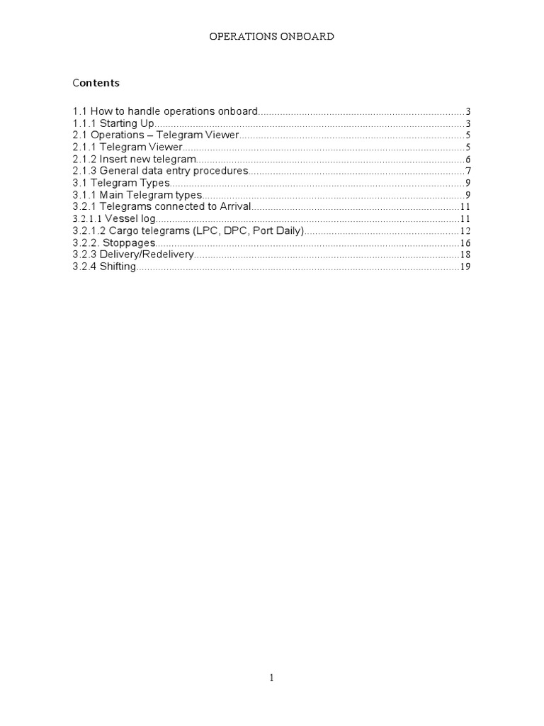 Danaos Software Operations Guide | PDF | Telegraphy | Computing