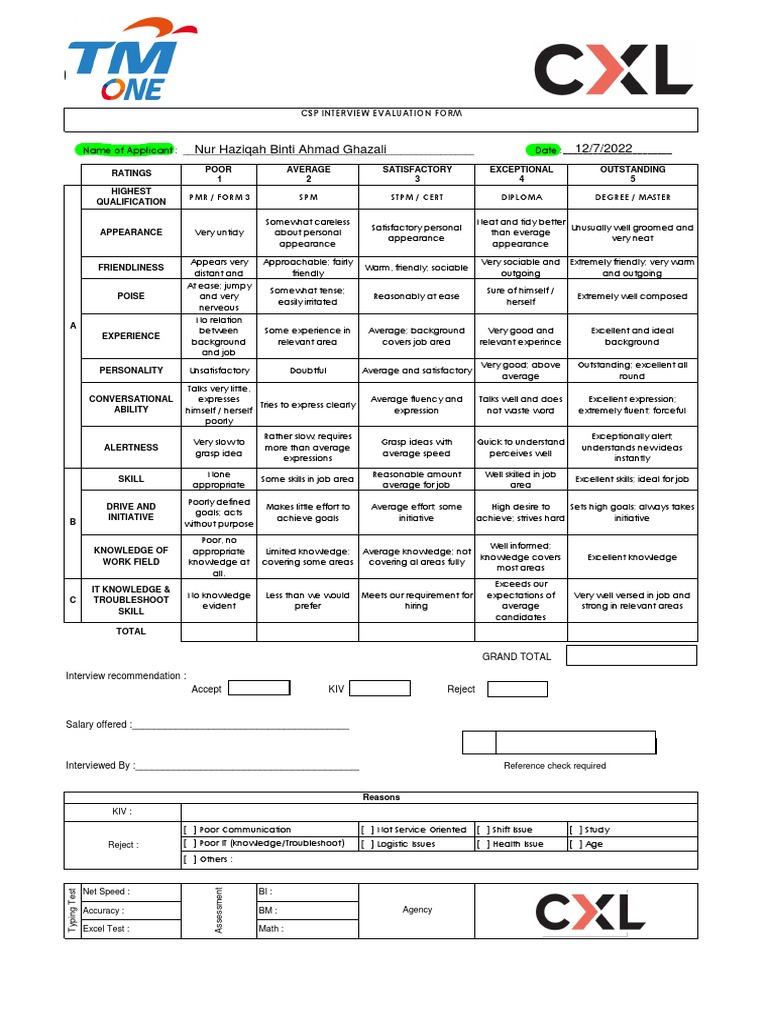 Application Form - TMCC Non Assurance Melaka | PDF | Knowledge | Background Check