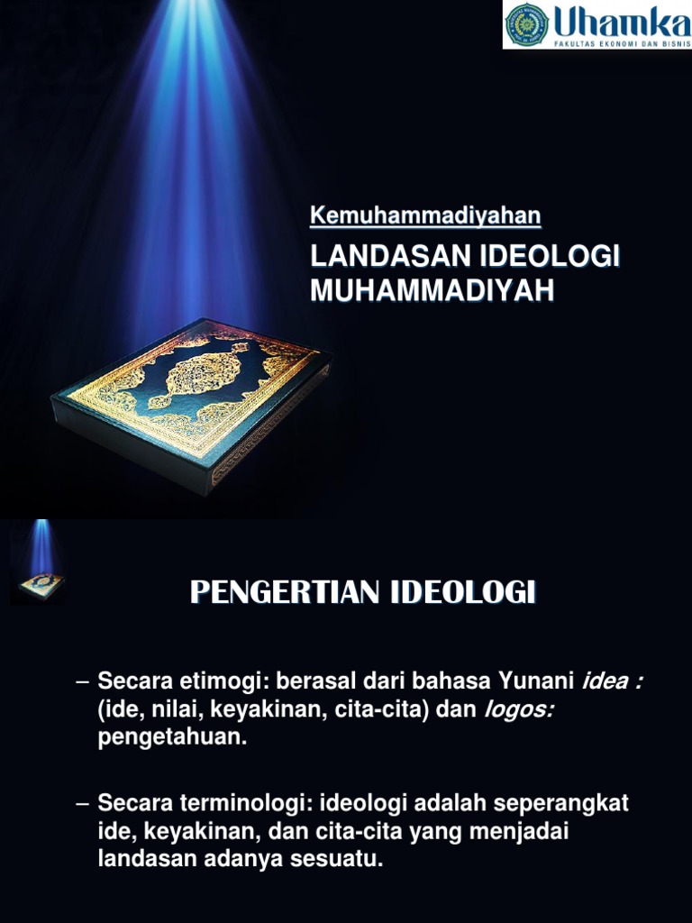 Landasan Ideologi Muhammadiyah | PDF