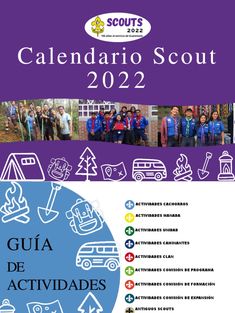Calendario Scout 2022 | PDF | Exploración | Calendario
