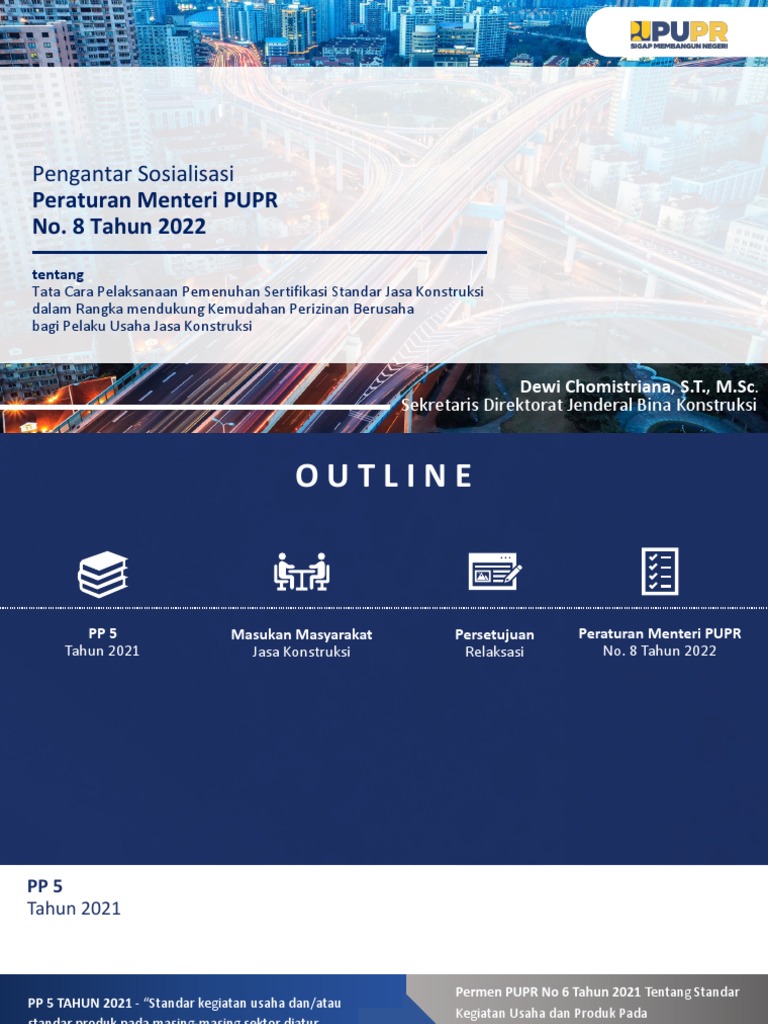 DC - Sosialisasi Permen PUPR 8 2022 | PDF | Pengelolaan Keuangan & Uang | Komputer