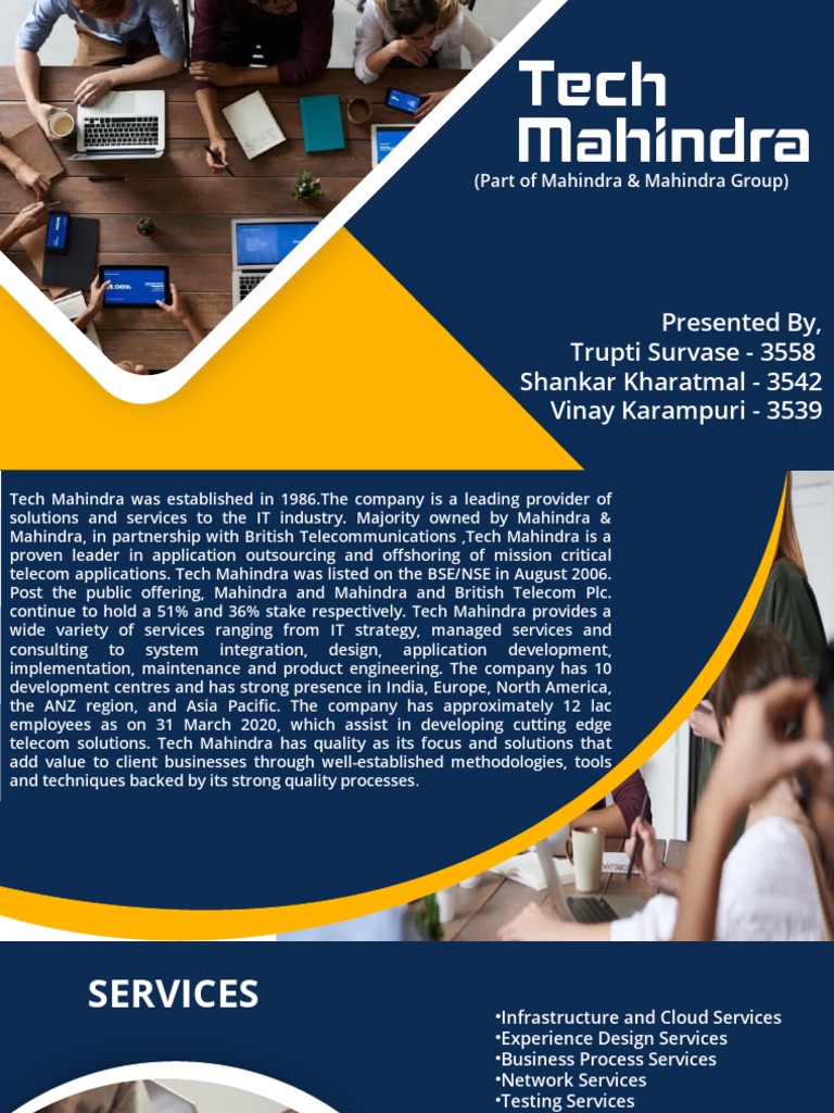 Tech Mahindra's IT Strategy | PDF | Outsourcing | Cloud Computing