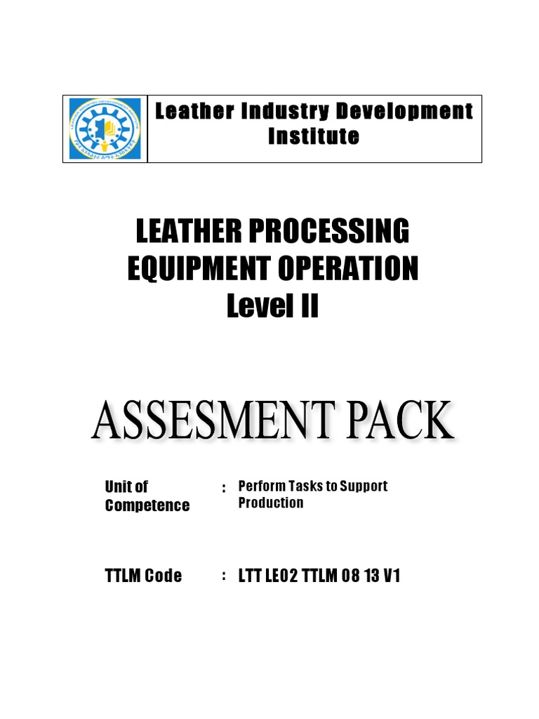 7 Assessment Packet | PDF | Leather | Multiple Choice