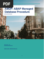 CDS and AMDP Interview Questions | PDF | Class (Computer Programming) | Databases