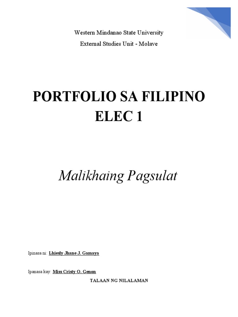 Malikhaing Pagsulat | PDF