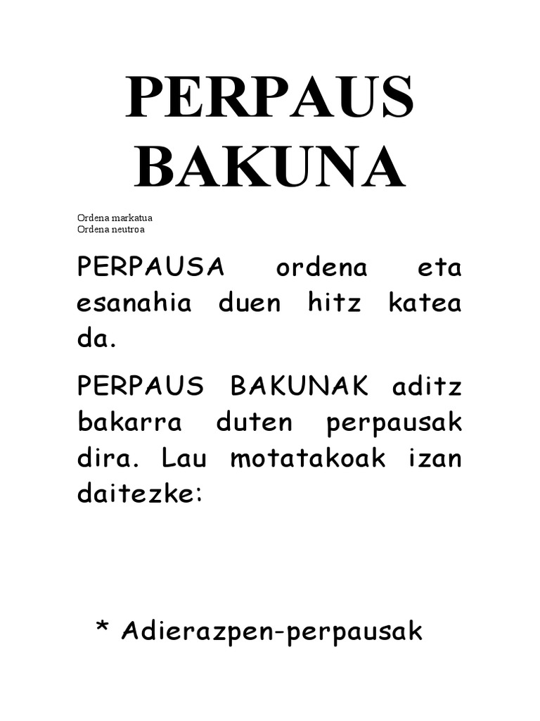 Perpaus Bakuna | PDF