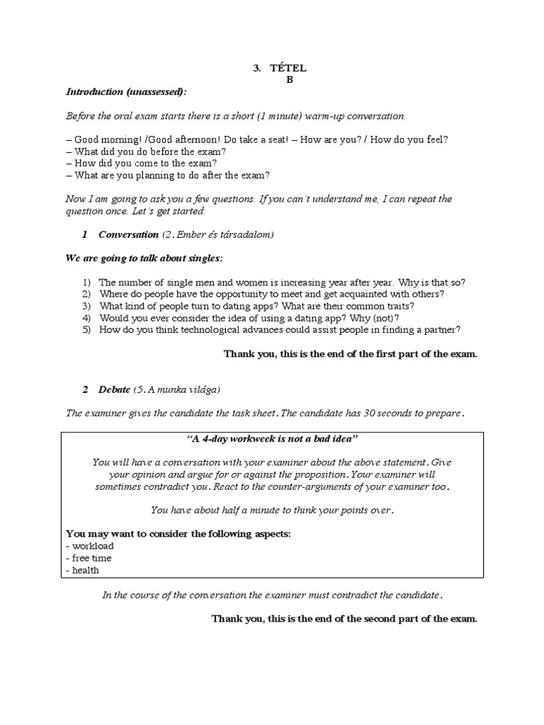 Introduction (Unassessed) :: 3. Tétel B | PDF | Social Science | Computers