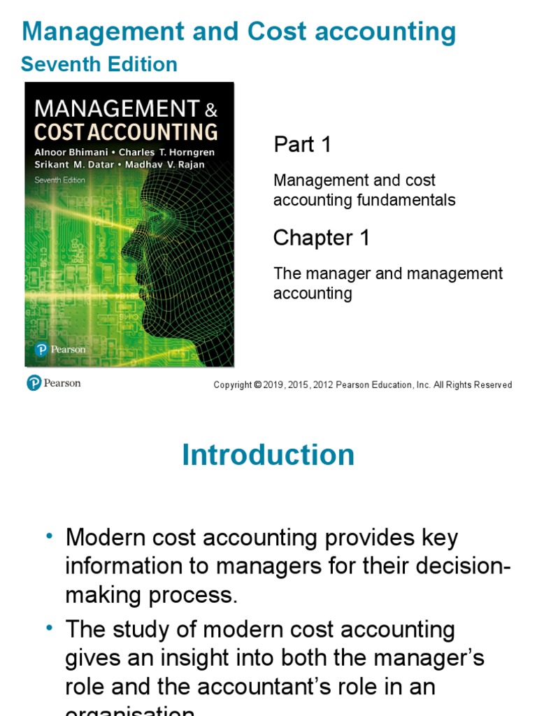 Management and Cost Accounting Fundamentals | PDF | Management ...